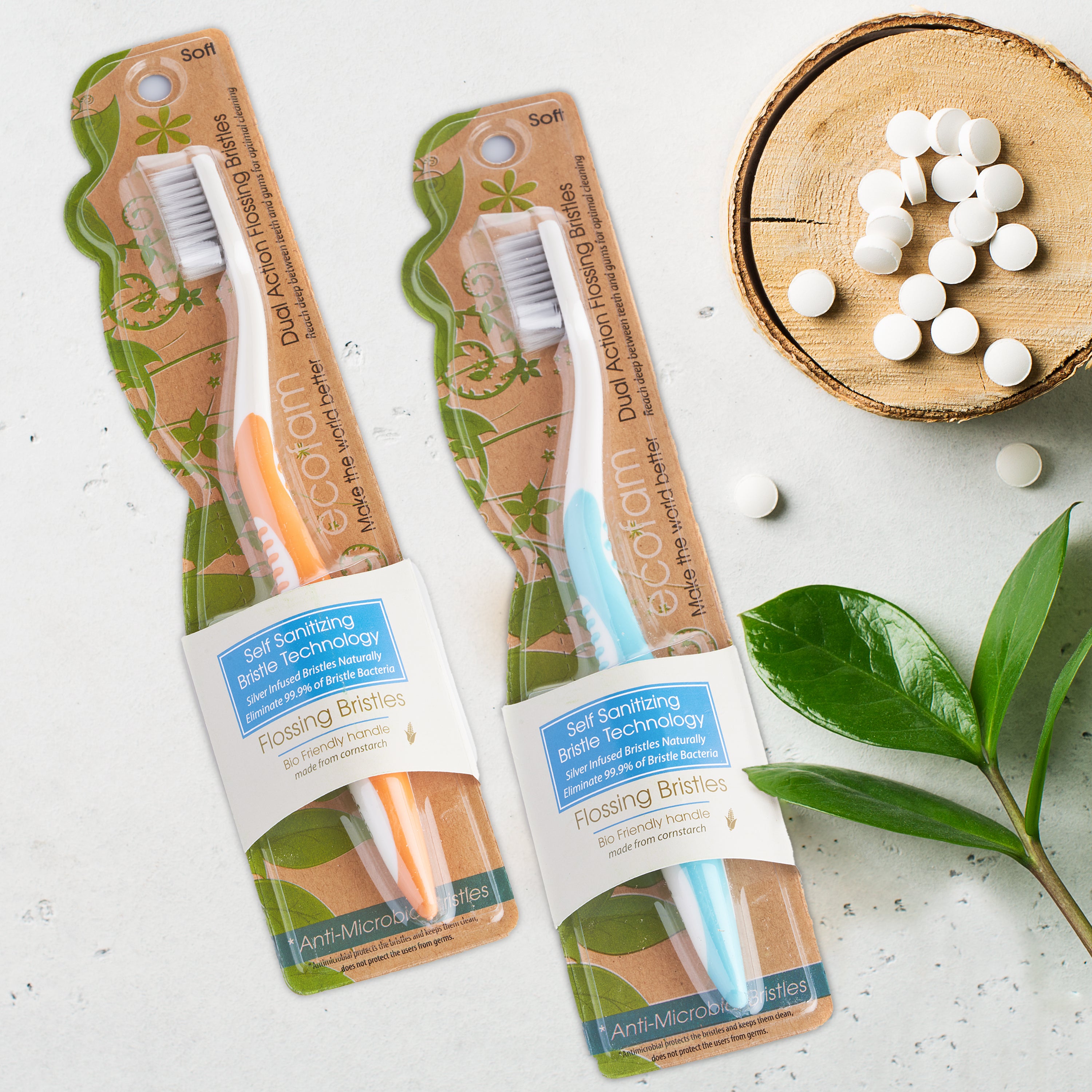 Compostable Toothbrushes – Ecofam