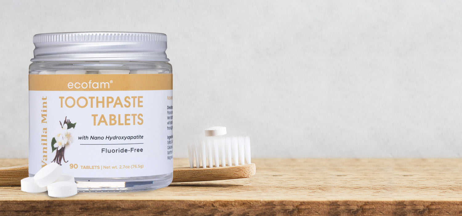 Ecofam: Toothpaste Tablets, Mouthwash Tablets & Compostable Toothbrush