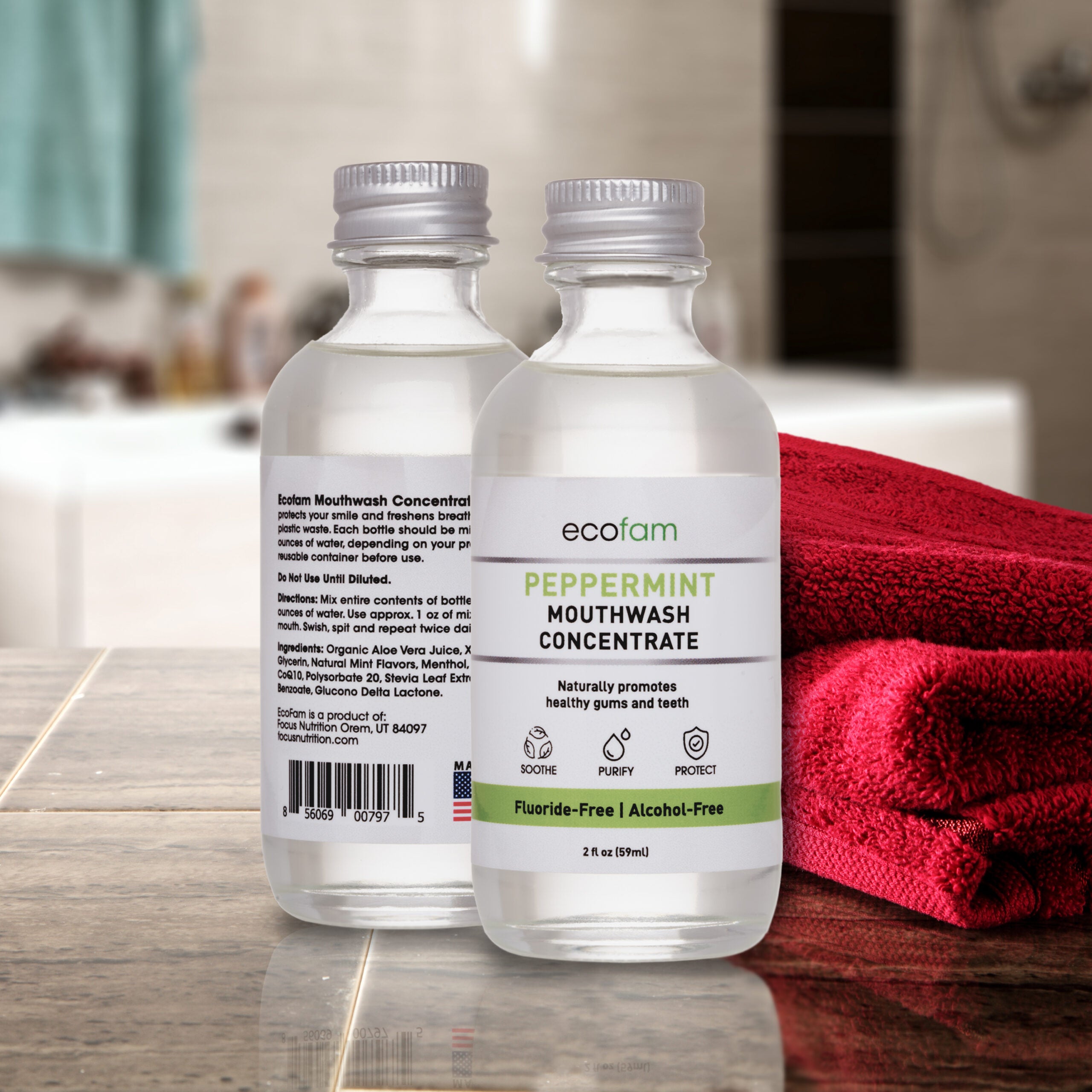 Peppermint Mouthwash Concentrate – Ecofam